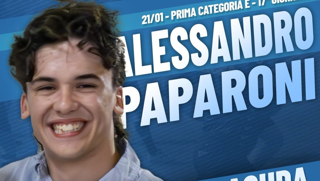 Alessandro Paparoni, 16 anni, arbitrerà in Prima Categoria, è la prima ...